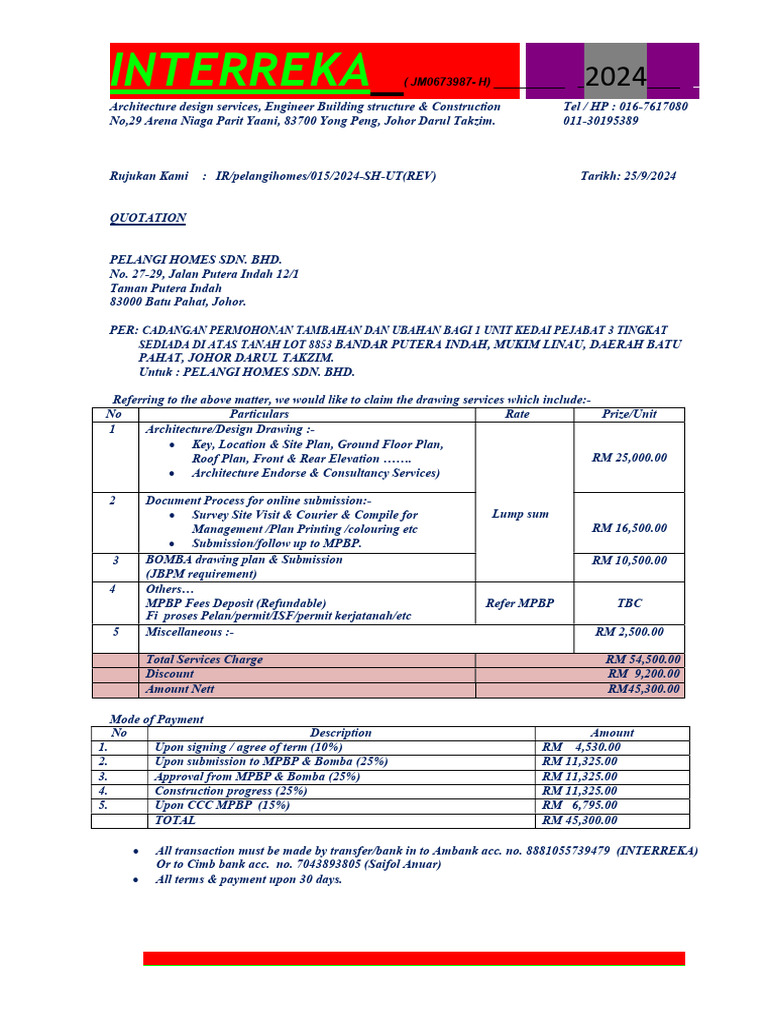 Office Quotation (Rev - Disc) | PDF