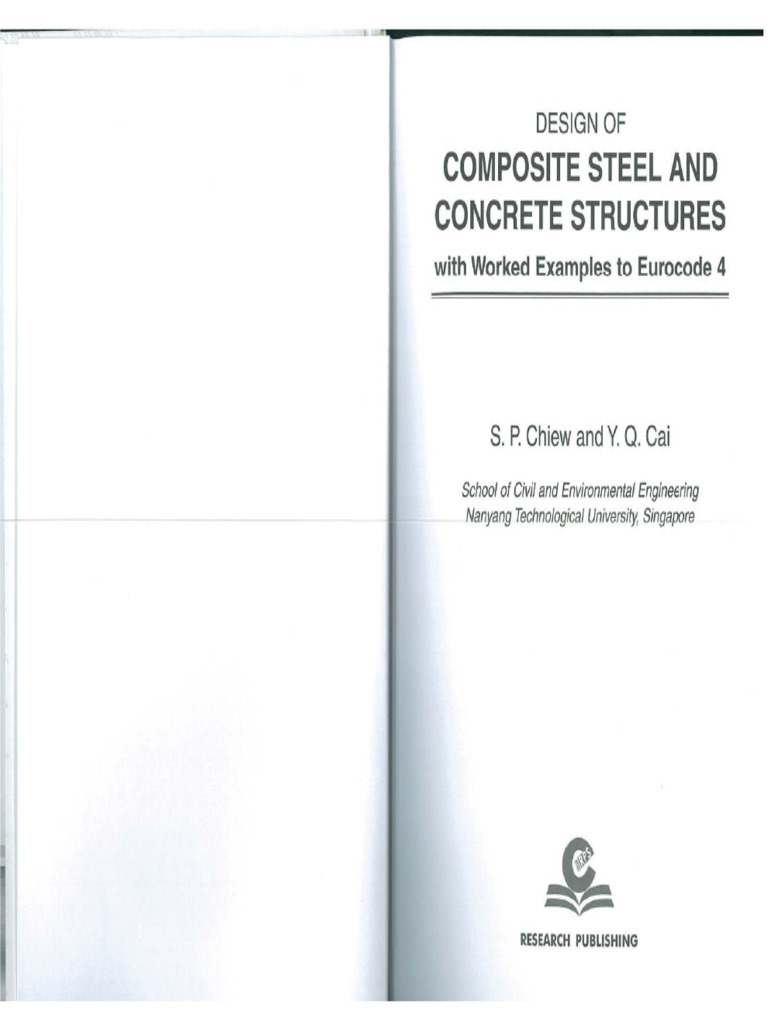 Design of Composite Steel & Concrete Structures - Worked Examples | PDF