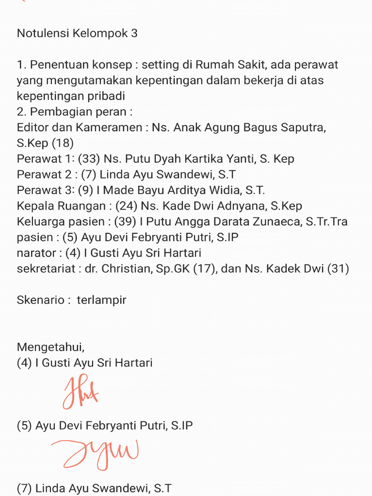 Notulensi Kelompok 3 Modul Loyal | PDF