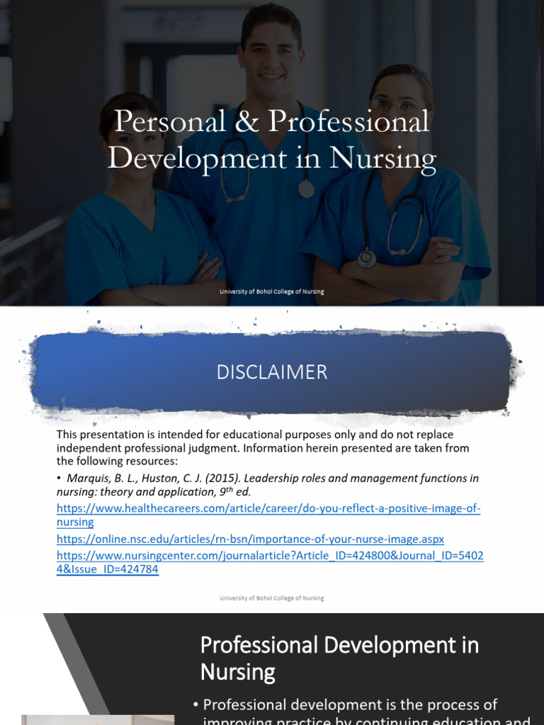 Personal and Professional Growth in Nursing | PDF | Nursing | Experience