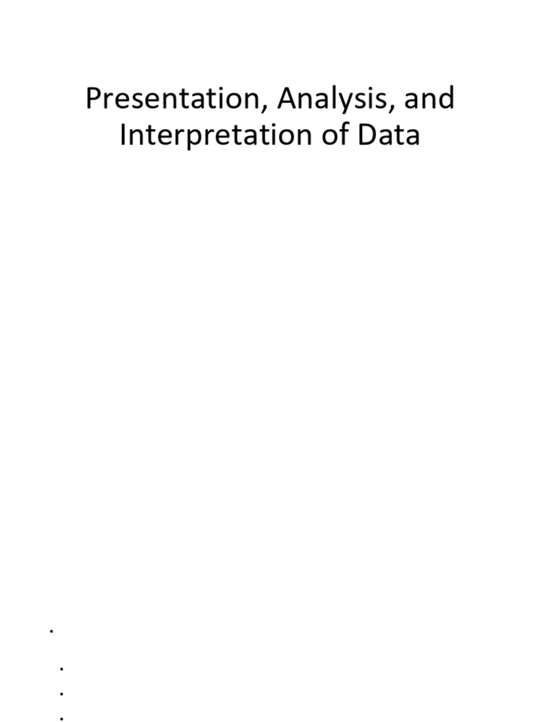 Sample-Presentation-Analysis-and-Interpretation-of-Data | PDF | Pregnancy | Childbirth