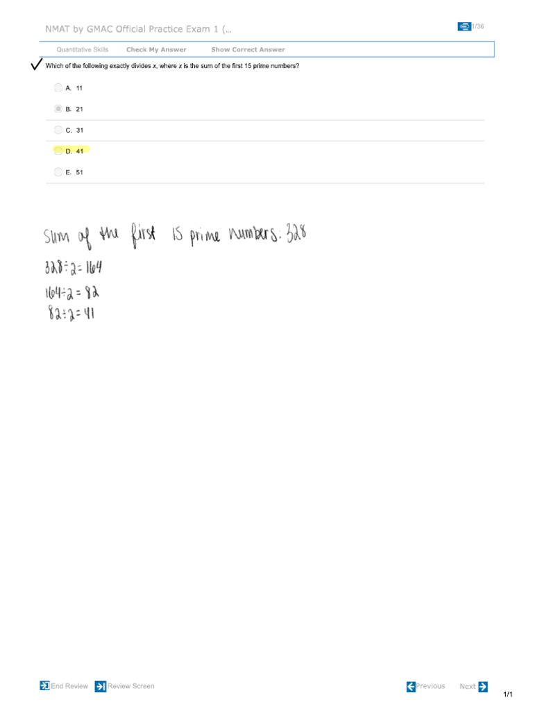 NMAT Official Practice Paper 2024 | PDF
