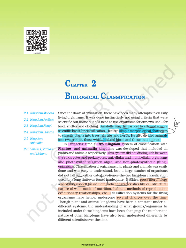 Biological Classification | PDF | Fungus | Virus