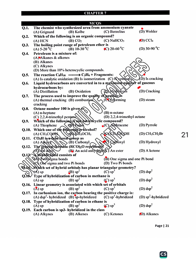 Chapter 7 (Second Year) | PDF
