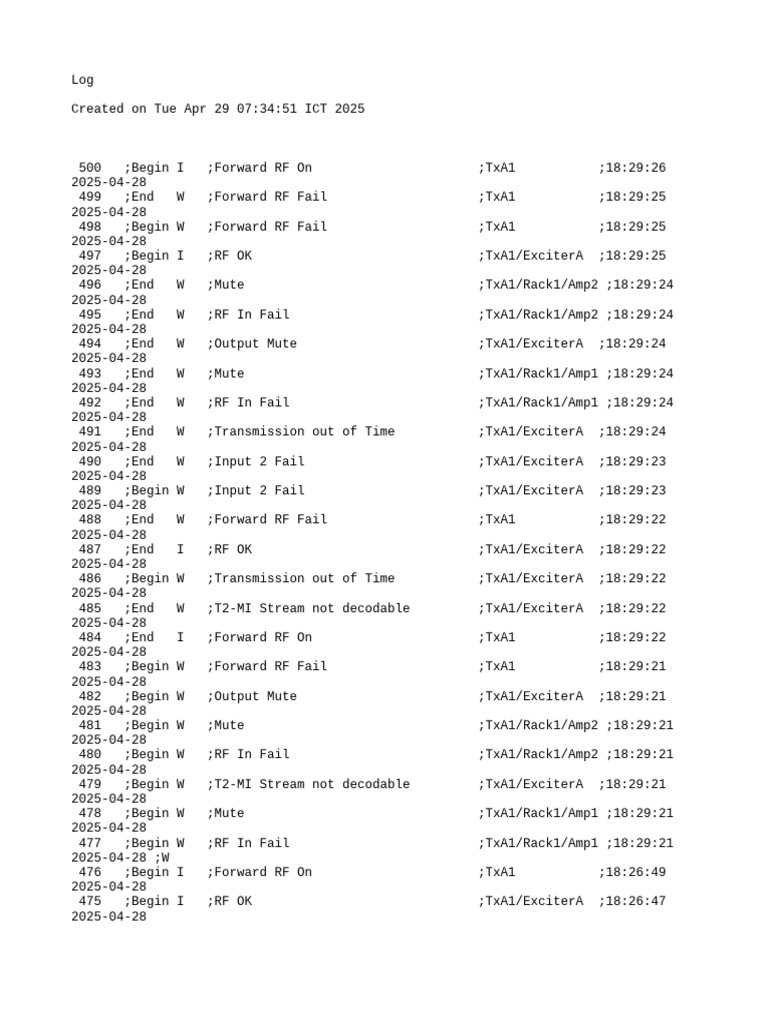 Logbook System 20250429-073451 | PDF