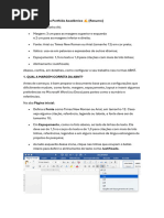 Normas ABNT no Word: Guia Prático | PDF | Botão Ctrl | Teclado de ...