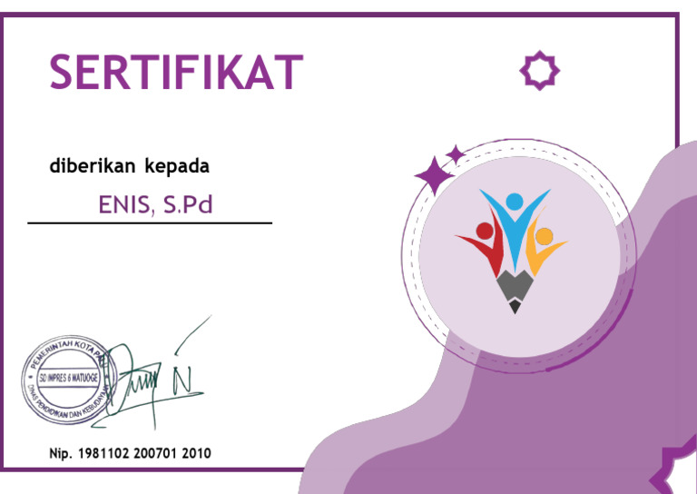 Sertifikat cocing Nofember PMM (1) | PDF