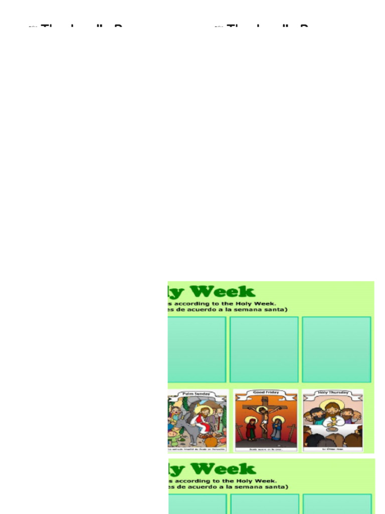 Holly Week 2024 | PDF
