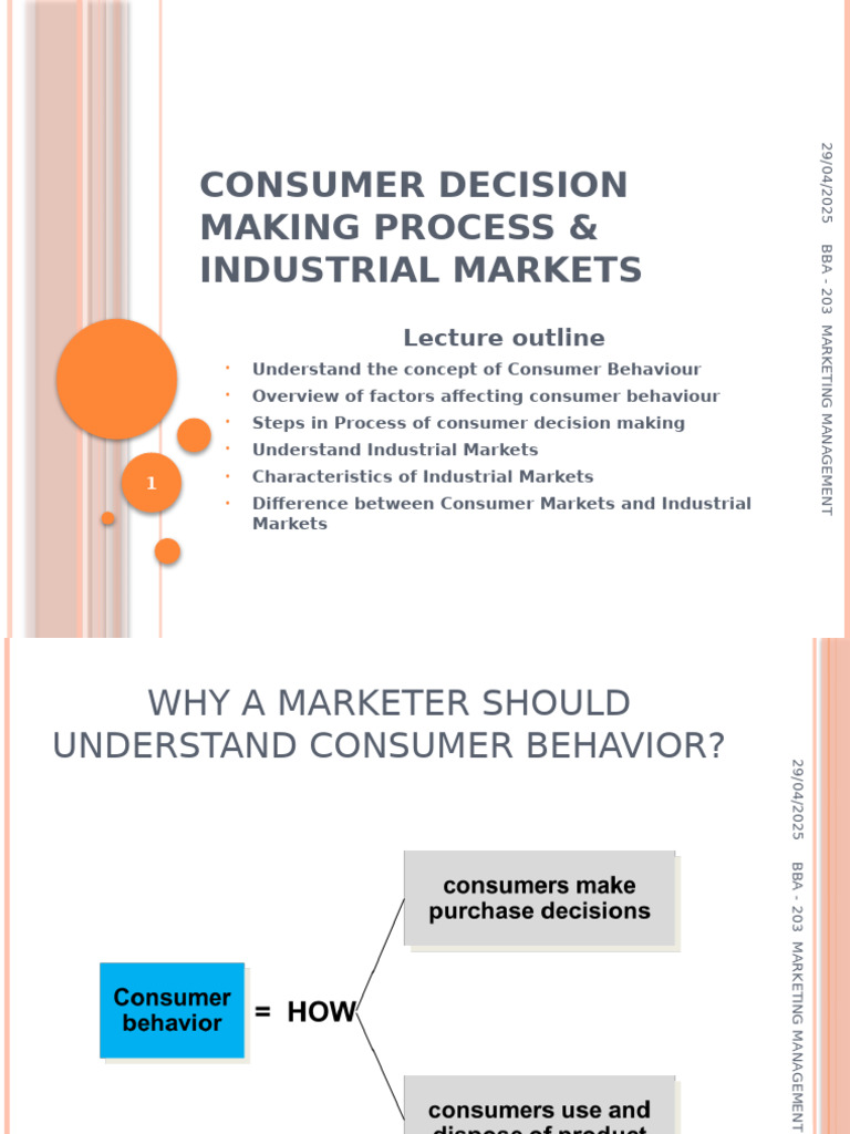 Consumer Decision Making Process | PDF | Behavior | Consumer Behaviour