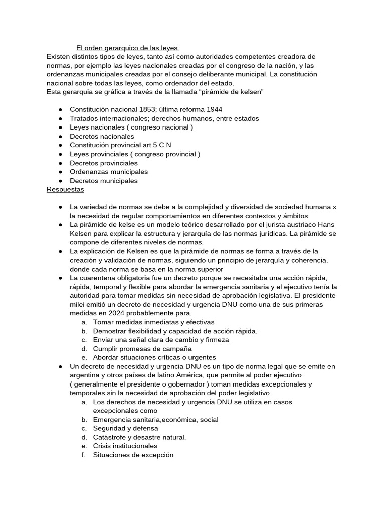 Orden Gerarquico de Las Leyes | PDF | Constitución | Documentos legales