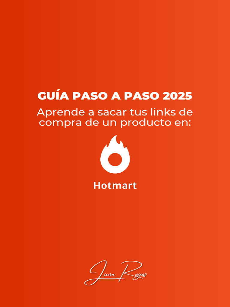 Cómo obtener links de compra en Hotmart | PDF