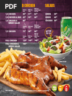 Honchos Menu and Meal Prices 2025 | PDF