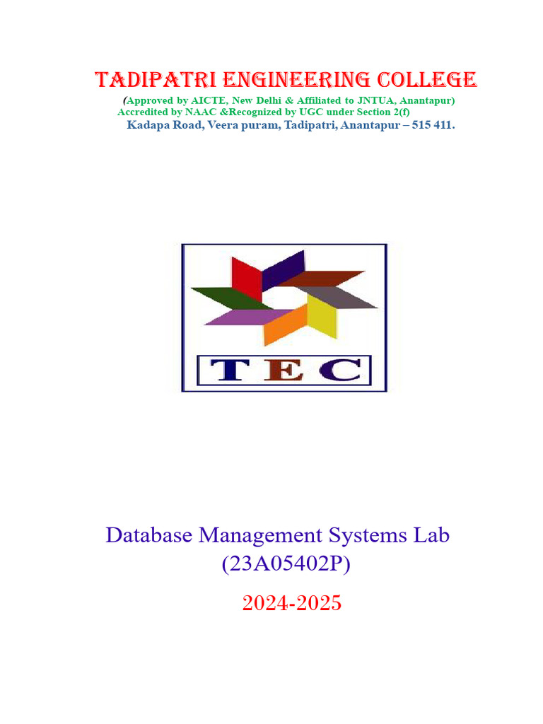 DBMS Certificate | PDF