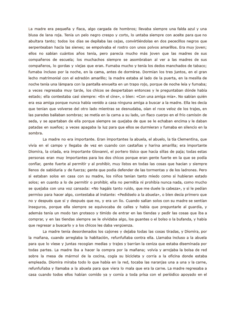 La Madre Natalia Ginzburg | PDF