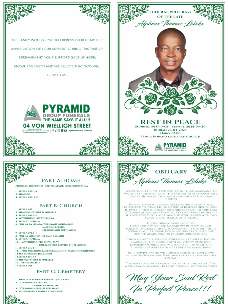 Pyramid Program 2504 Lelaka | PDF