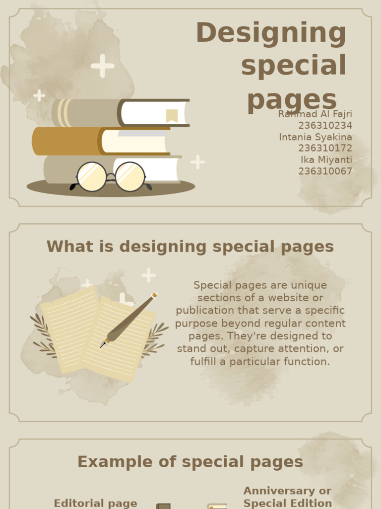 Designing Effective Special Pages | PDF | Journalism | Mass Media