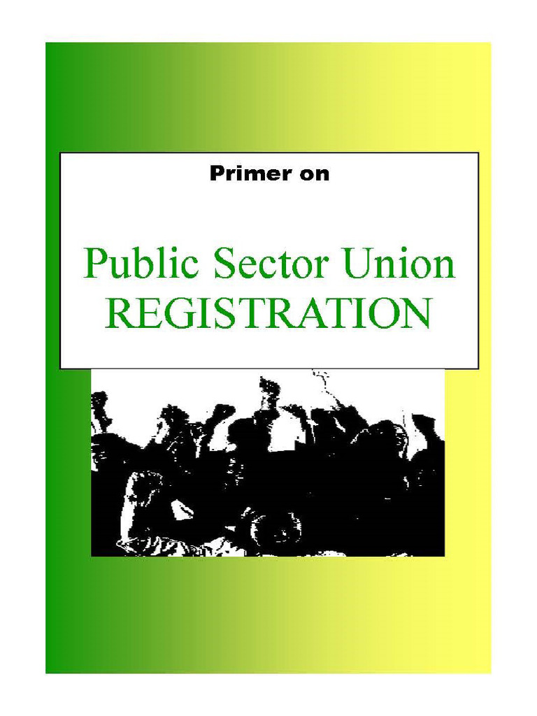Primer On PSU Registration | PDF