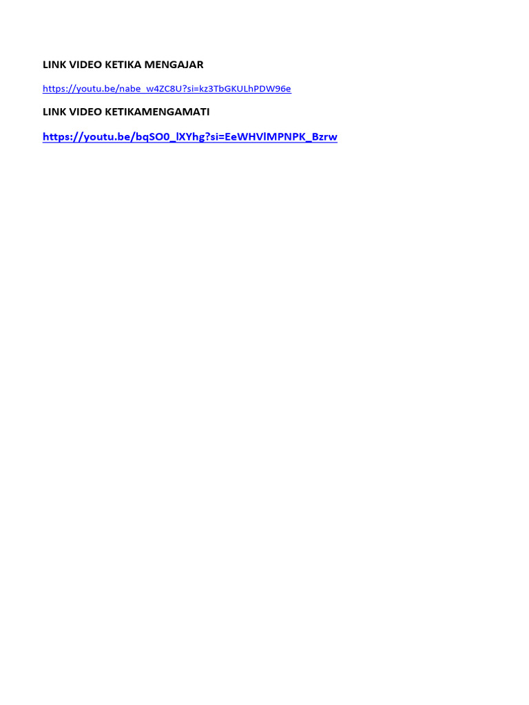 Link Video Kbi | PDF