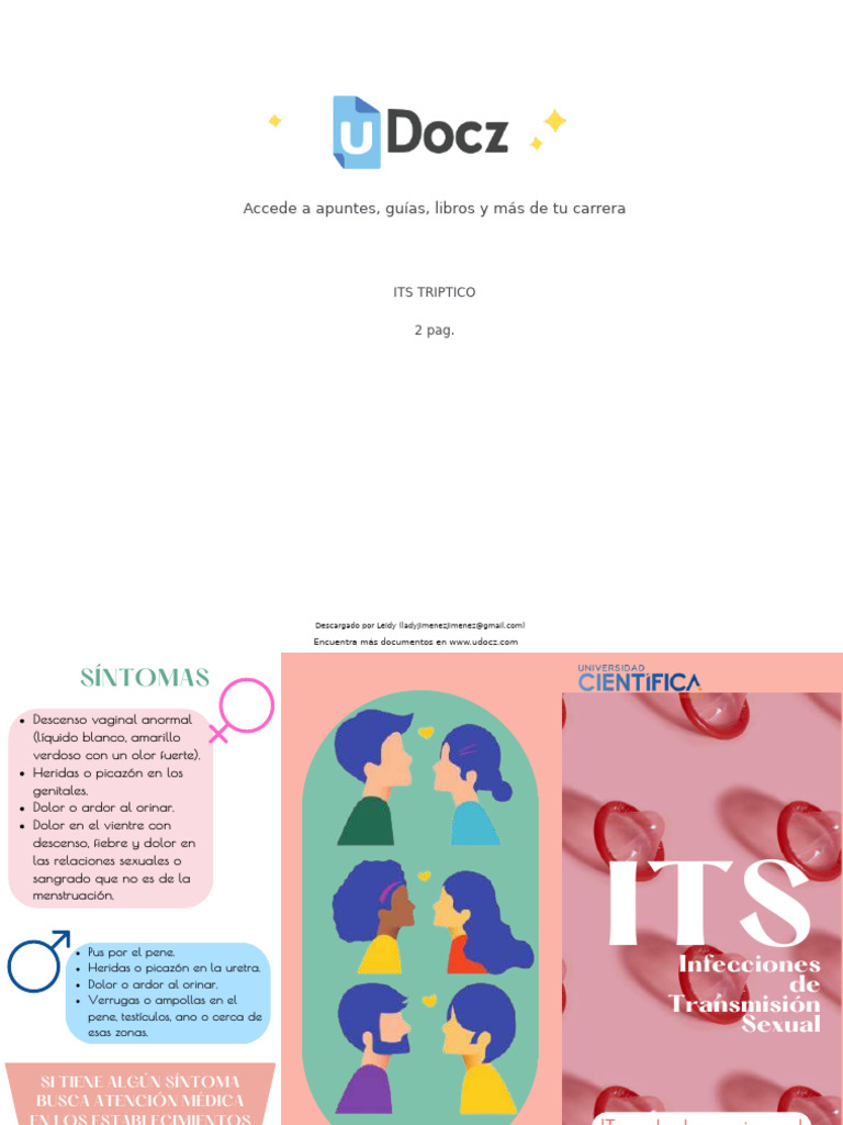 Triptico Its | PDF | Especialidades Medicas | Microbiología