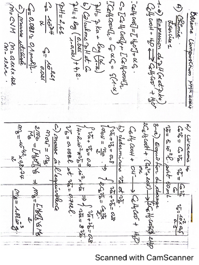 Corrige Compo 2024 | PDF