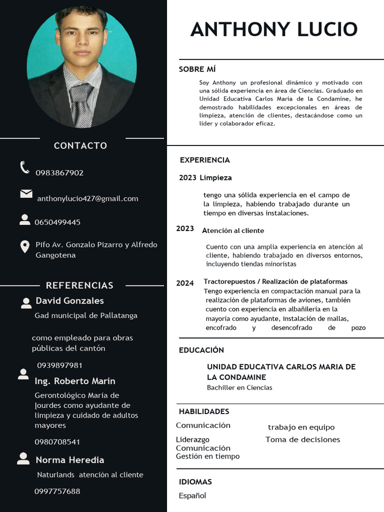 Curriculum Anthony.. | PDF