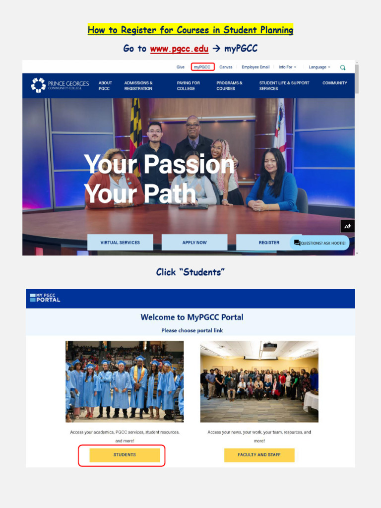 How To Register For Courses in Student Planning | PDF