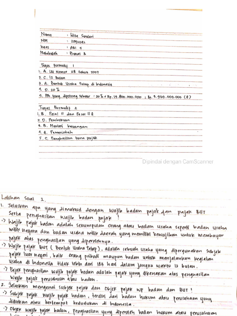 WITA SUNDARI_TUGAS BRAVET | PDF