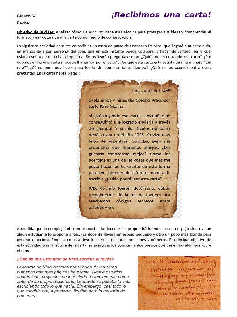 Partes de La Carta (1) | PDF