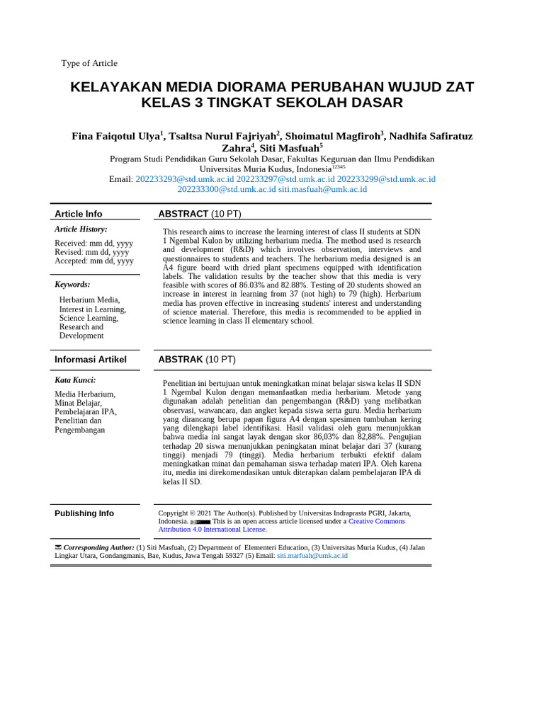 Template Ipas 2 | PDF