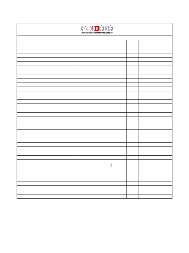 Check List Rutina Tableros | PDF | Electricidad | Electromagnetismo