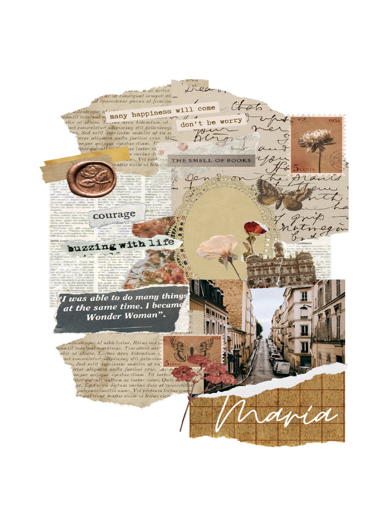 Portada para Journal Tipo Scrapbook | PDF