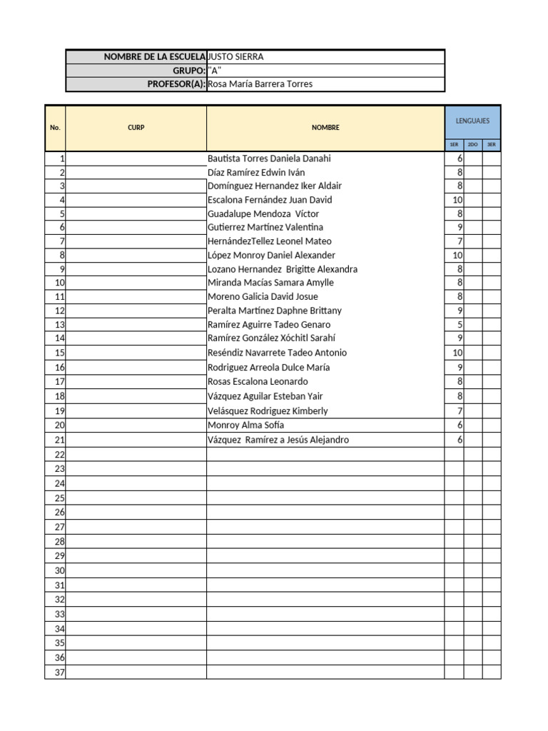 Formato Boletas Sexto 2024-2025 | PDF