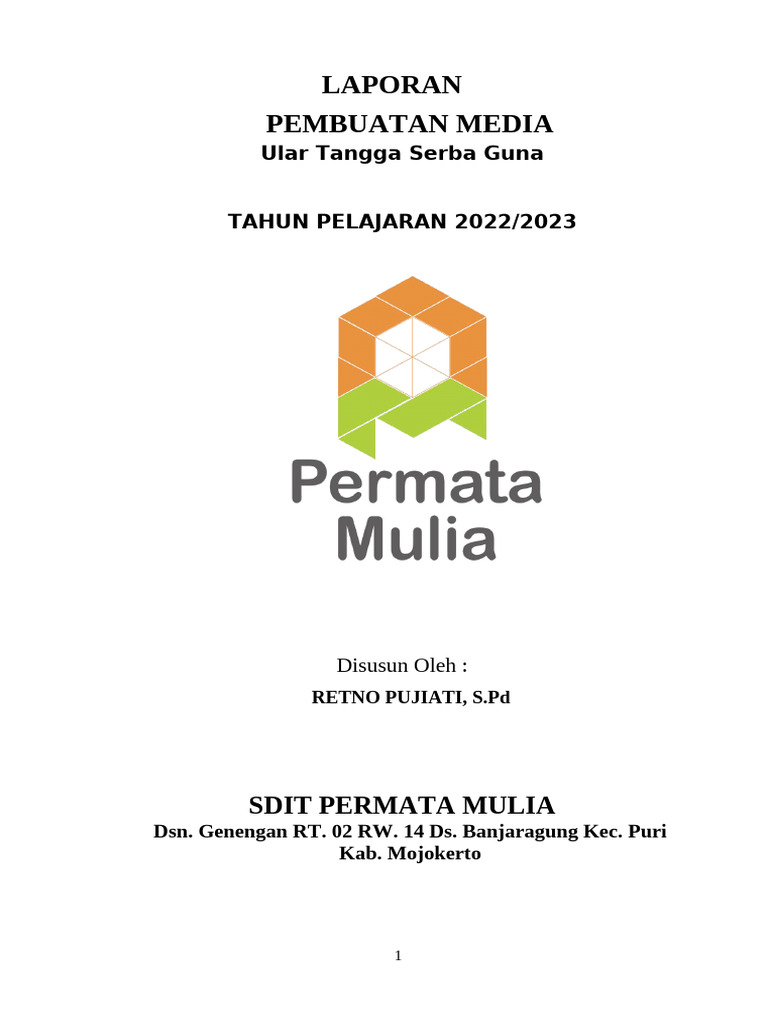 Alat Peraga Ular Tangga Serba Guna | PDF