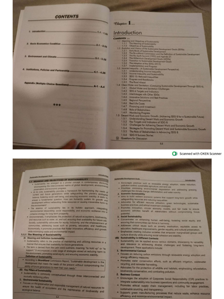 Sustainable Development Sem 4 - Compressed | PDF