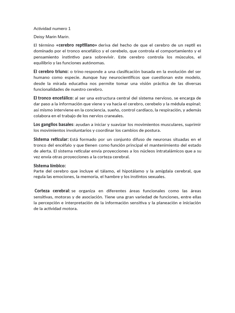 Actividad numero 1 palabras desconocidas. | PDF