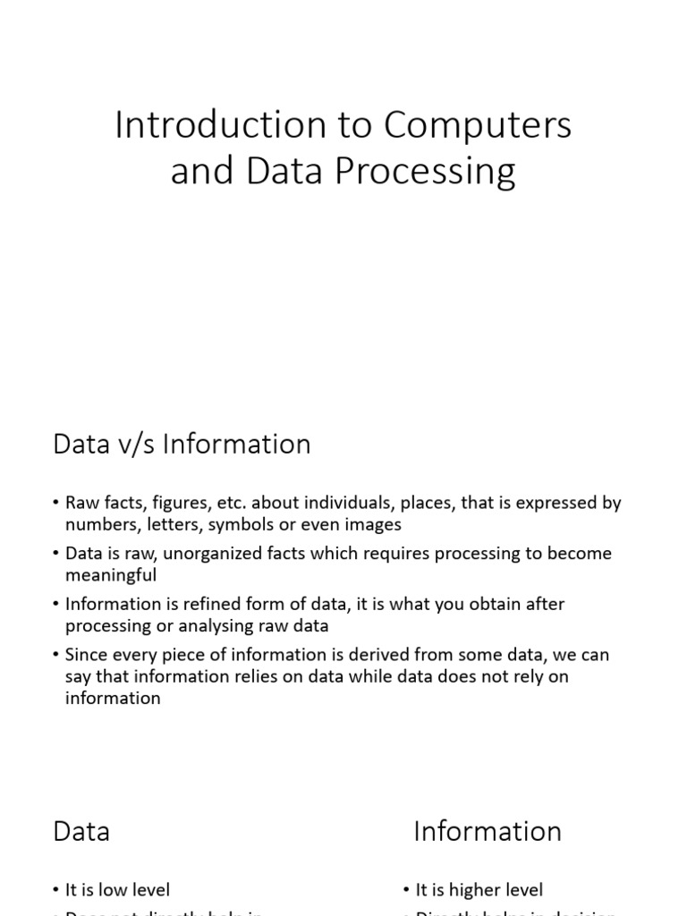 Introduction To Computers | PDF | Multi Core Processor | Central ...