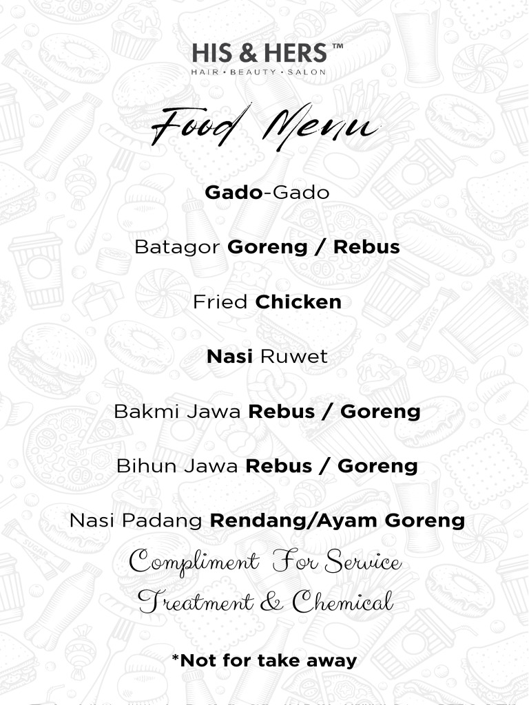 Food Menu | PDF