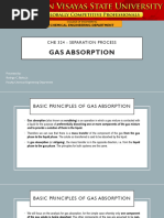 Gas Absorption PDF | PDF | Gases | Solution