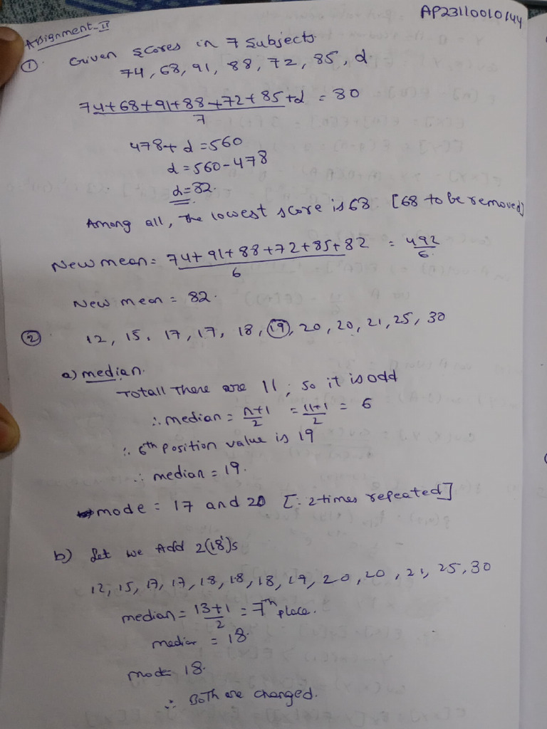 Statistics - assiGNMENT 2 | PDF
