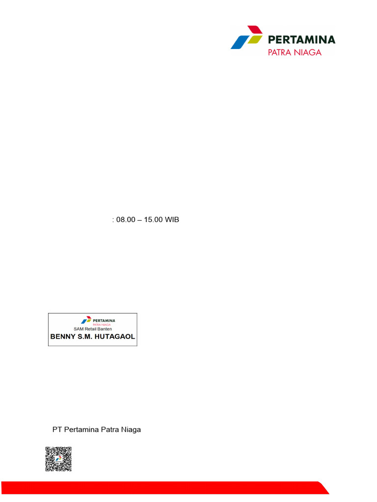 Undangan Acara Rapat Kordinasi Dan Awarding SPBU SA Banten | PDF