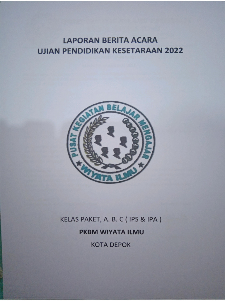 Laporan Berita Acara Upk 2022 | PDF