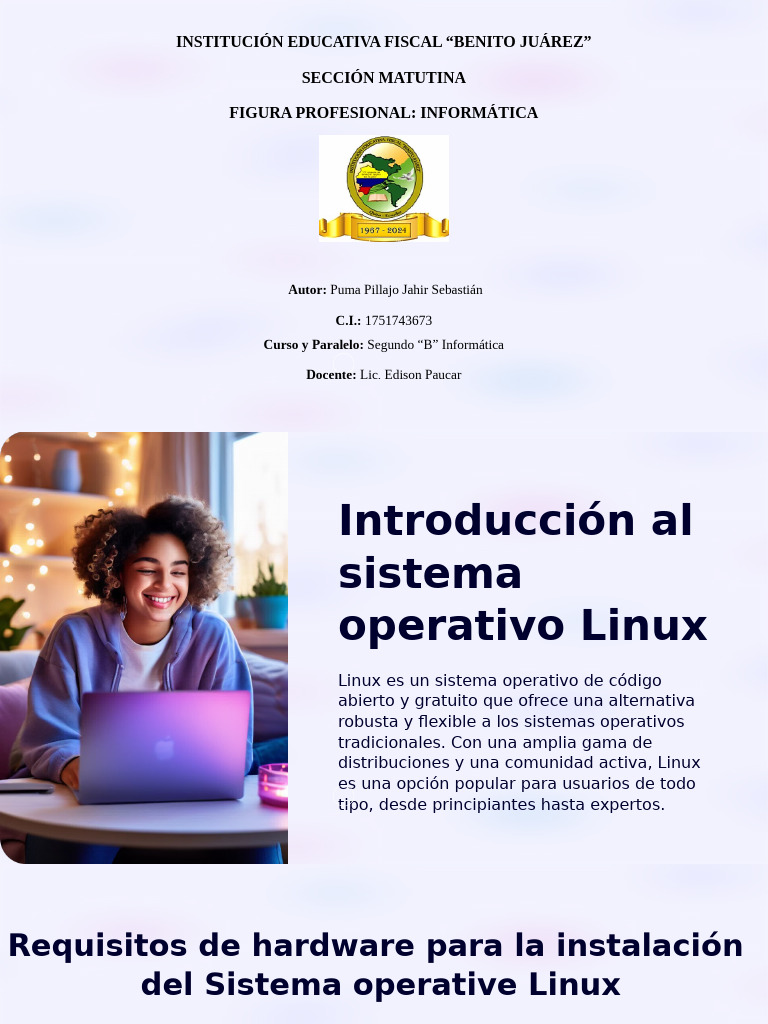 Introduccion Al Sistema Operativo Linux | PDF | Distribución de Linux | Internet