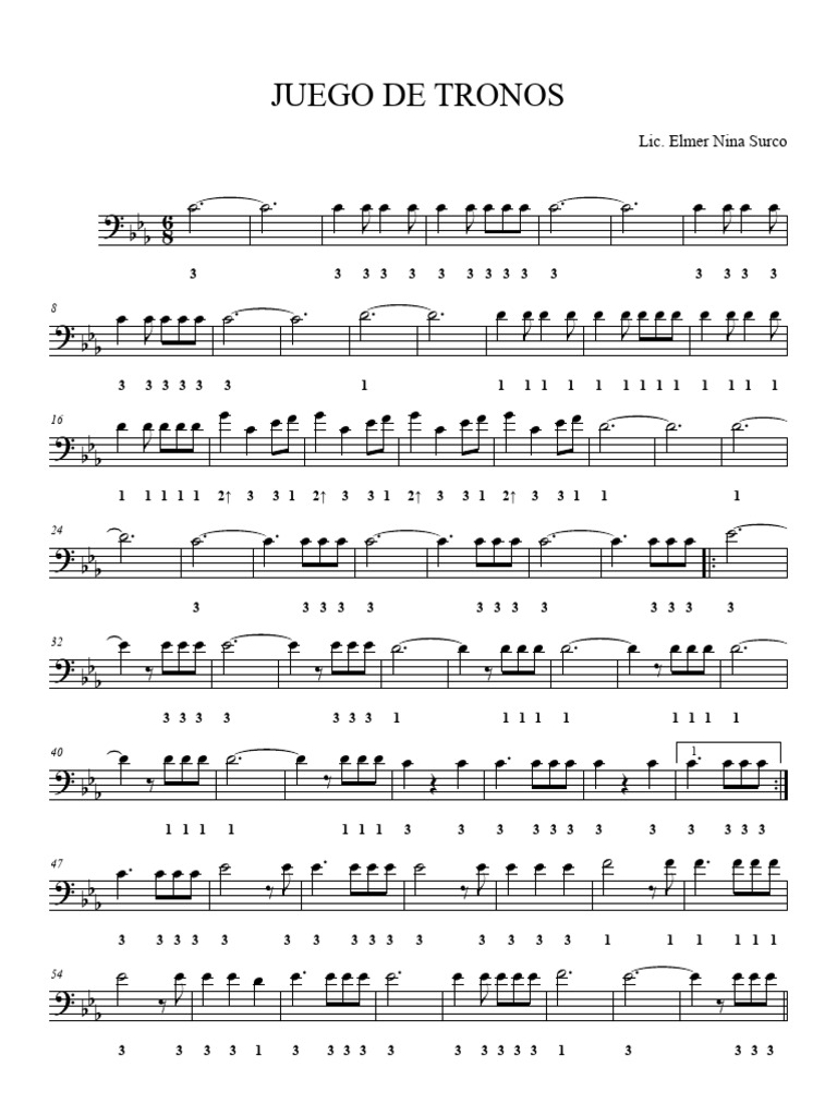 Juego de Tronosr TROMBON | PDF