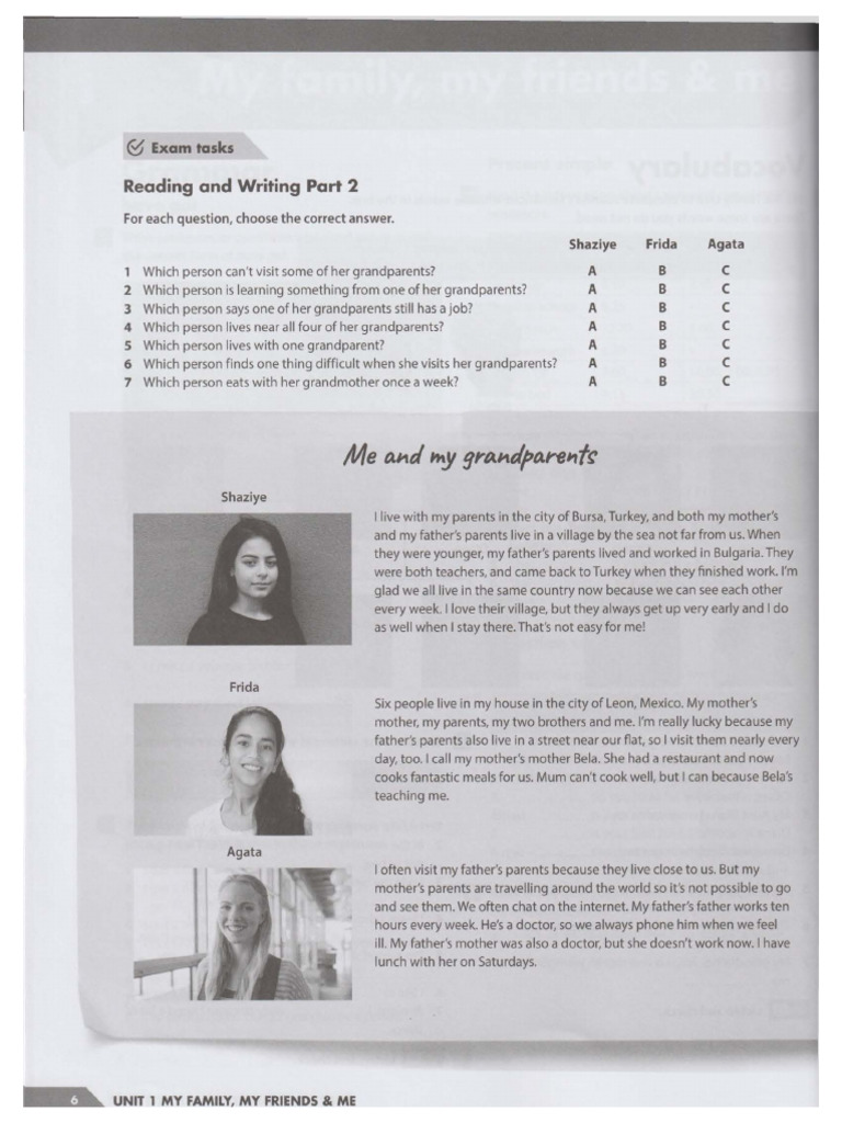 Unit 1 Reading Practice 2 | PDF