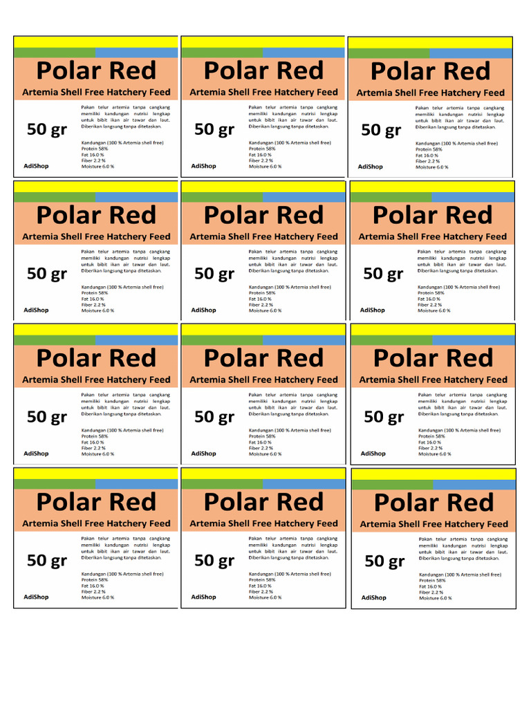 Polar Red Label | PDF