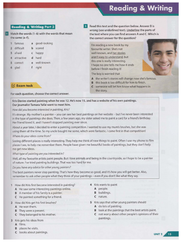 Unit 3 Reading Practice | PDF