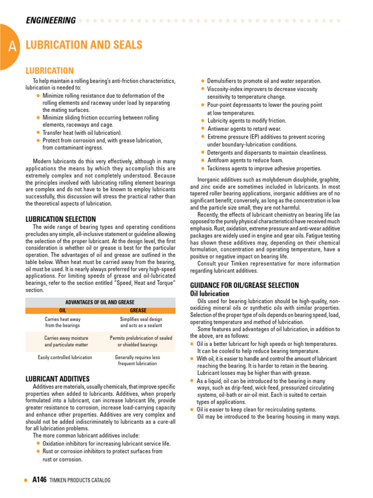 Lubrication | PDF | Lubricant | Bearing (Mechanical)