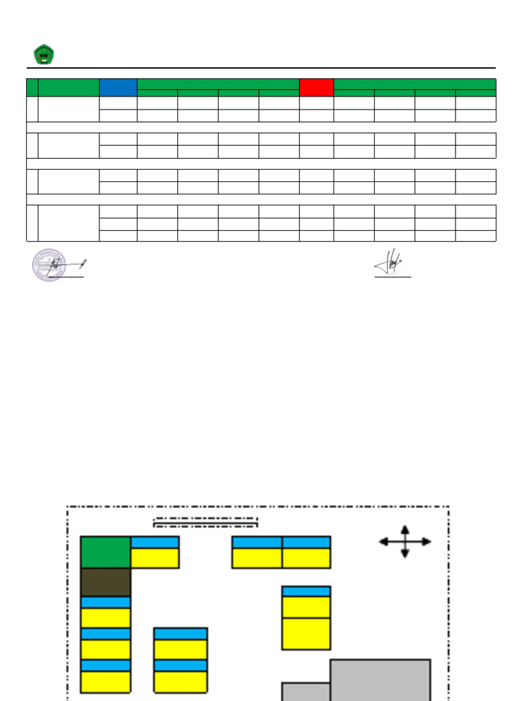Jadwal & Denah Pts Genap 2024-2025 | PDF