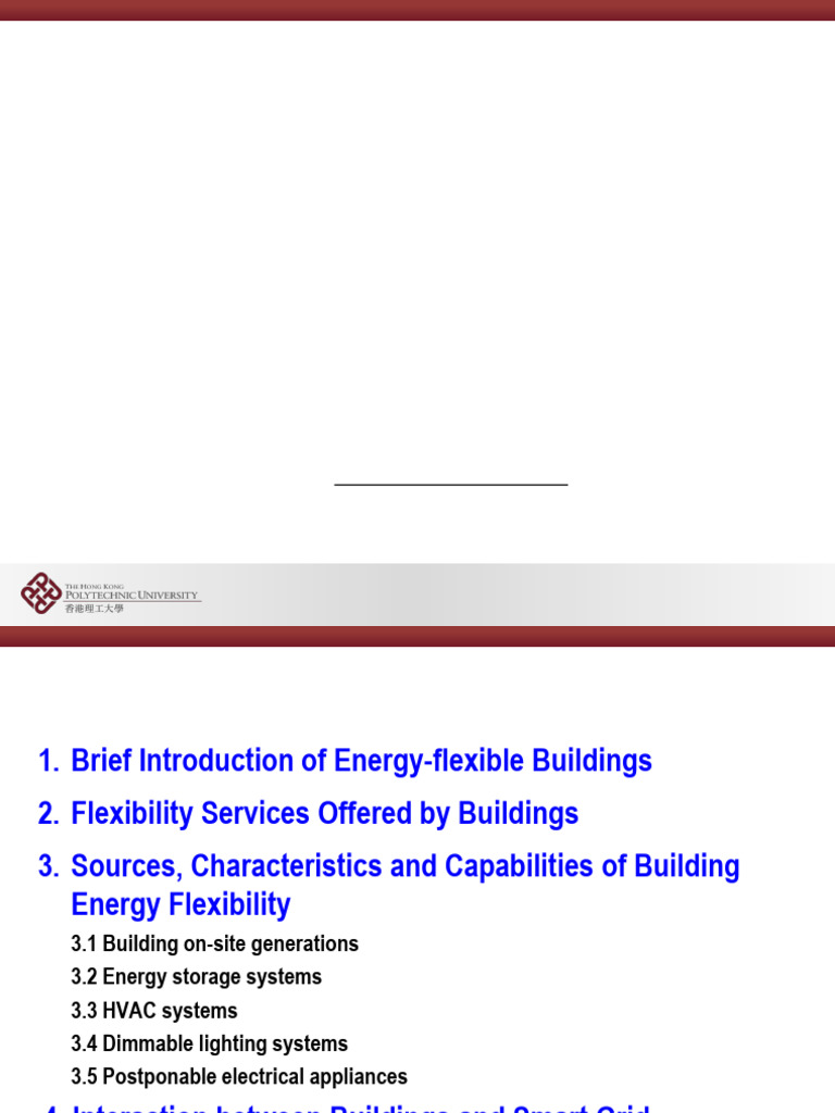 L9 Energy-Flexible Buildings and Flexibility Services | PDF | Energy ...