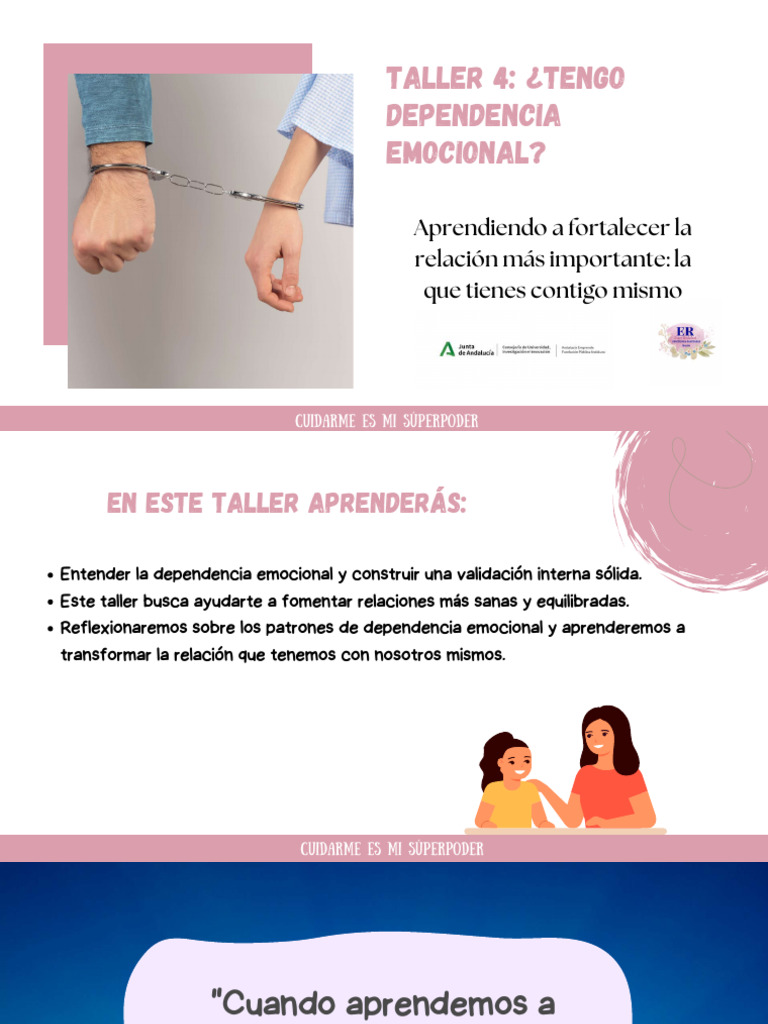 Taller 4 ¿Tengo Dependencia Emocional | PDF | Las emociones | Amor